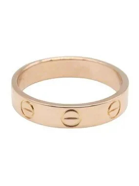 Cartier | Jewelry | Cartier Ring Mini Love 8k Pink Gold | Poshmark